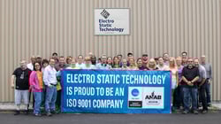 Electro Static Technology is now ISO 9001:2015 Certified